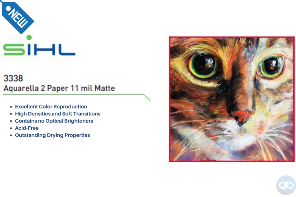 Sihl 3338 Textured Fine Art Paper – Aquarella 210gsm